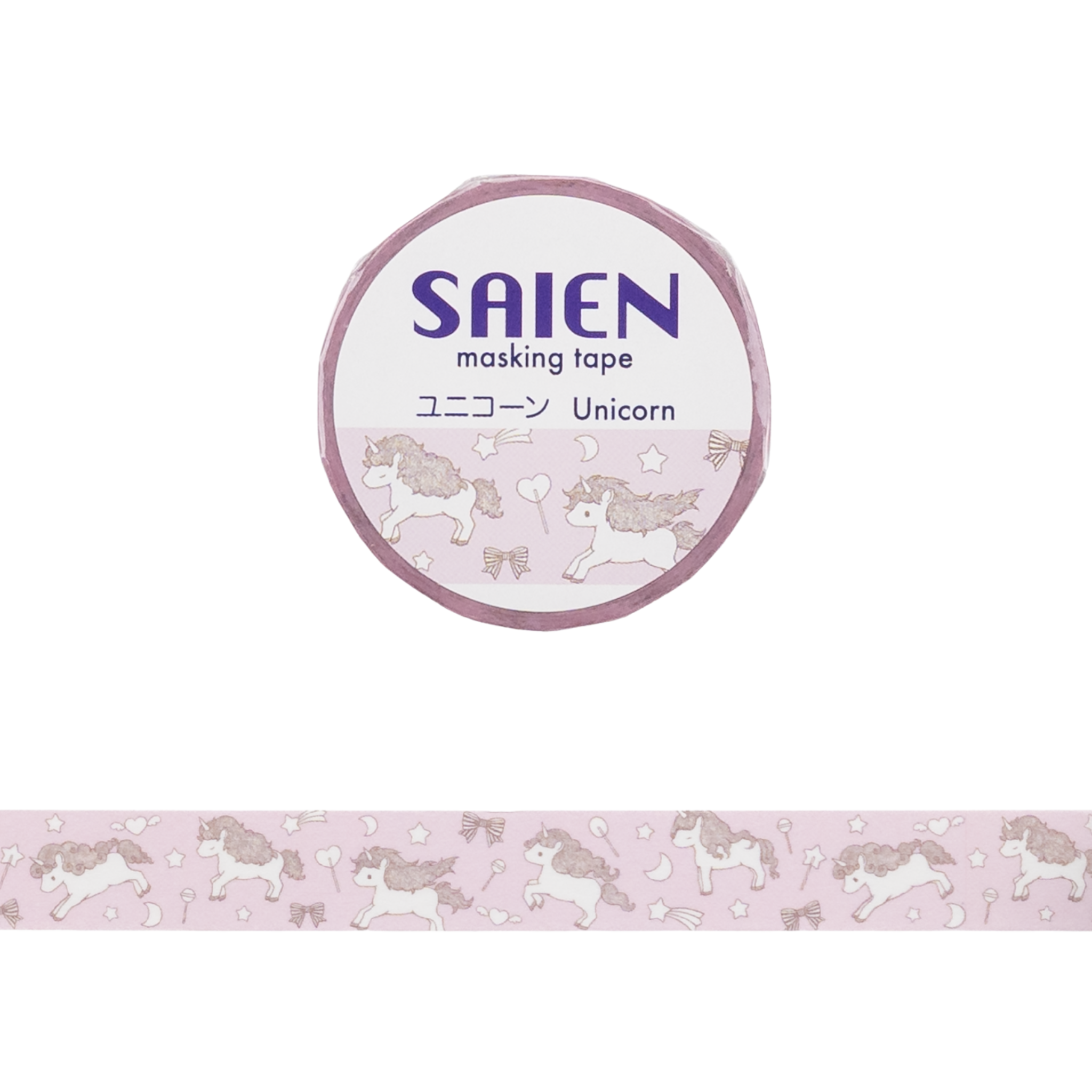 SAIEN Washi Tape – Hedgehog & Unicorn Designs – ZenPop Japan Stationery ...